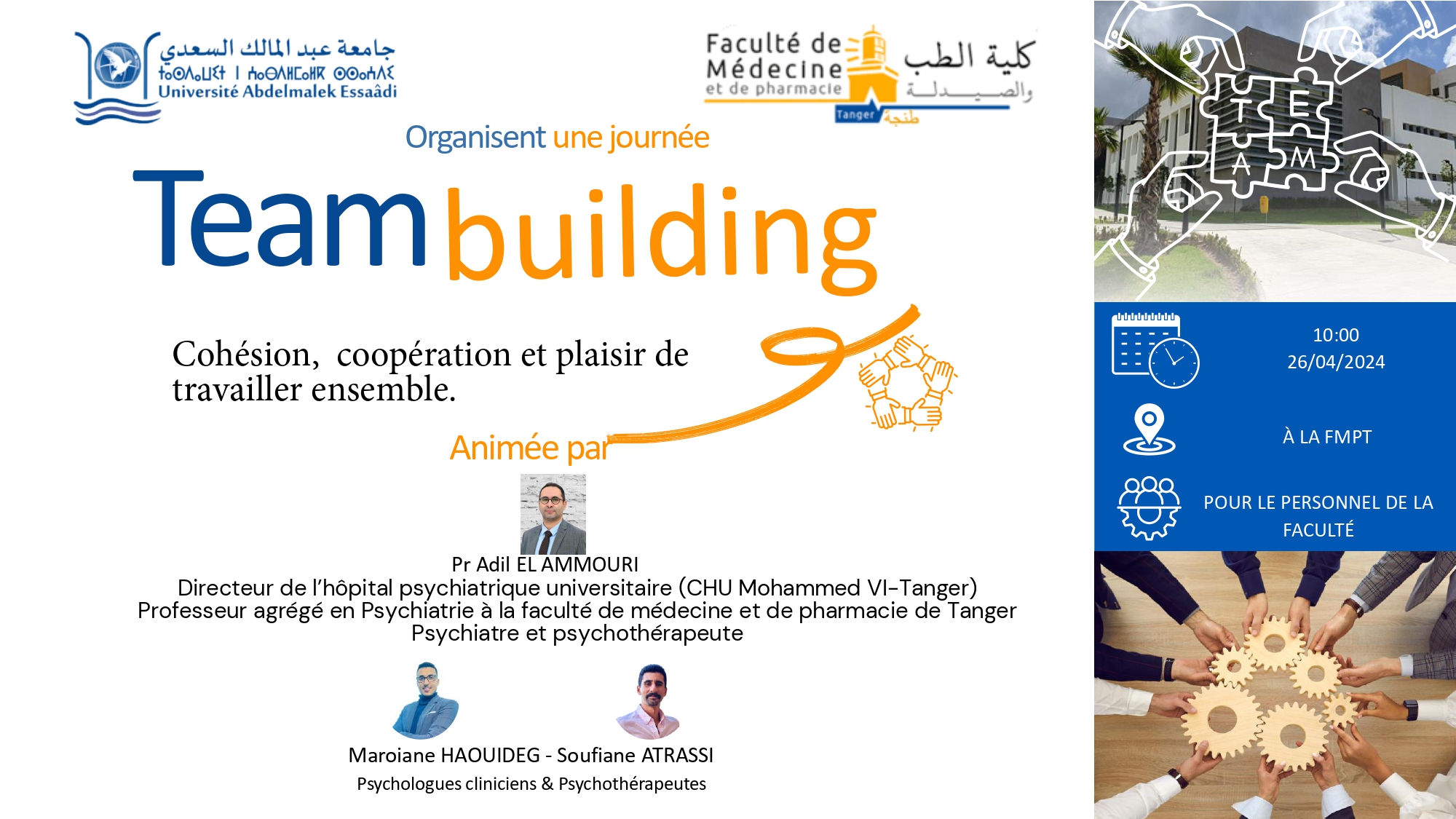 Journée sur le Développement des Compétences au Profit du Personnel Administratif et Technique ...